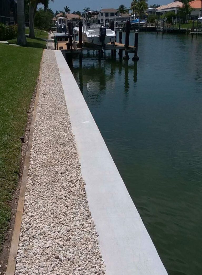 Seawall Rock | Pelican Rock Companies Marco Island, Florida